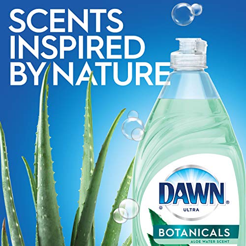 Dawn Ultra Botanicals Dishwashing Liquid Dish Soap, Aloe Water Scent, 532 mL / 18 Fl.Oz (Pack of 2)