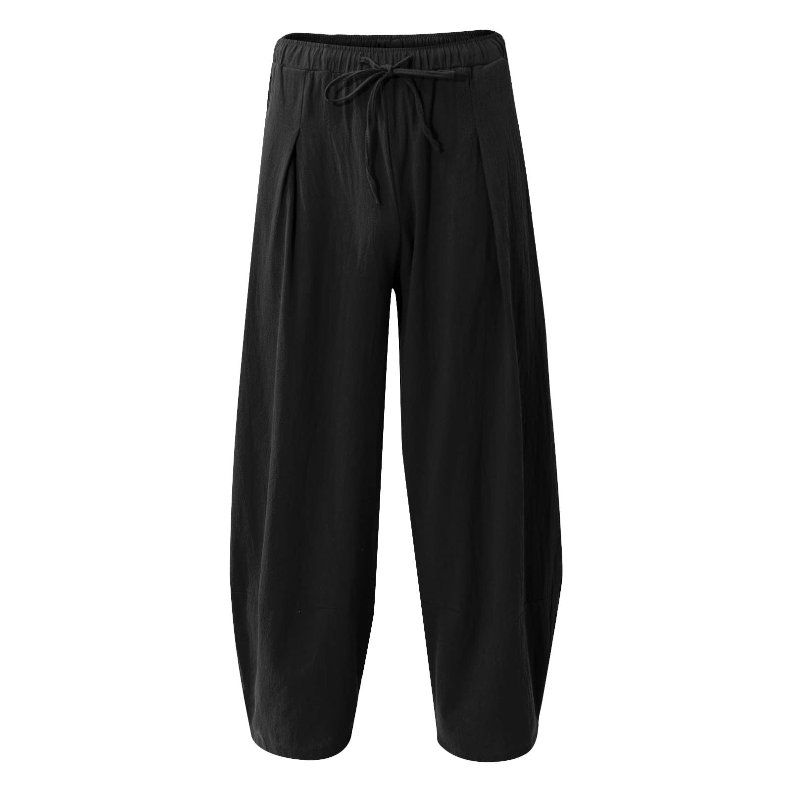 FlekmanArt Harem Pants for Men Mens Sweatpants Sweatpants for Men Comfortable Breathable Trousers Mens Workout Pants