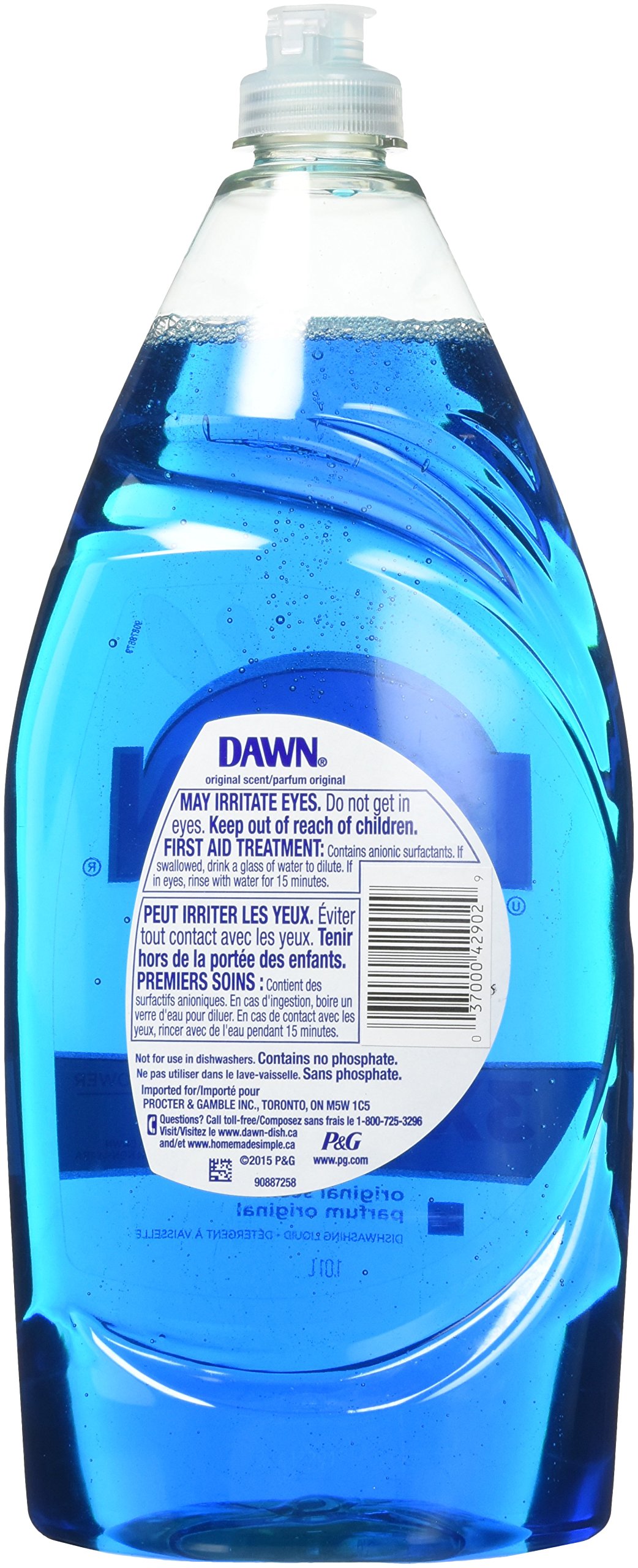 Dawn Ultra Dishwashing Liquid Dish Soap, Original Scent, 34.2 oz