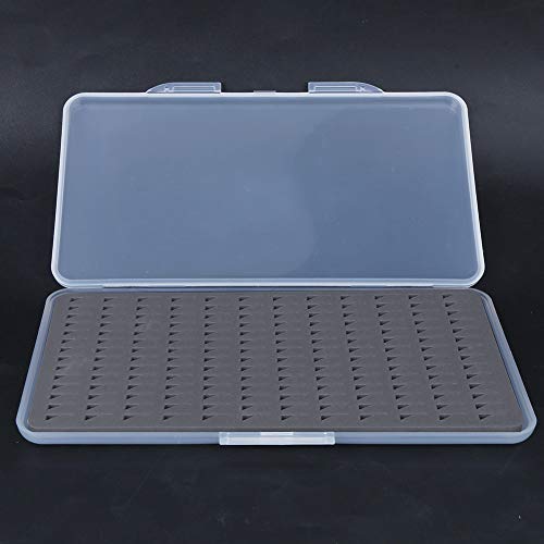 Fishing Tackle Box, ABS Lightweight Fly Fishing Storage Tackle Box Fish Hook Lure Case with Foam Accessory