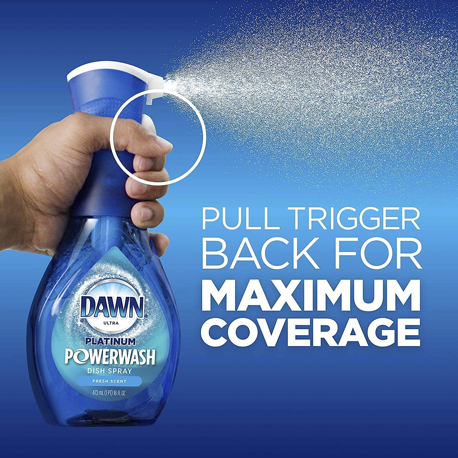 Dawn Platinum Powerwash Value Pack - Fresh Scent - 16 oz Sprayer, 16 oz Refill, 2 Flip-It Sponges