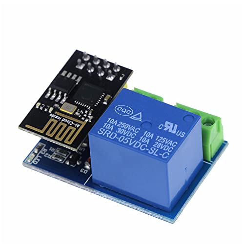 ILAME ESP8266 ESP-01/01S 5V WiFi Relay Module Things Smart Home Remote Control Switch Phone APP ESP01 ESP-01 Wireless WiFi Module (Color : ESP-01S)