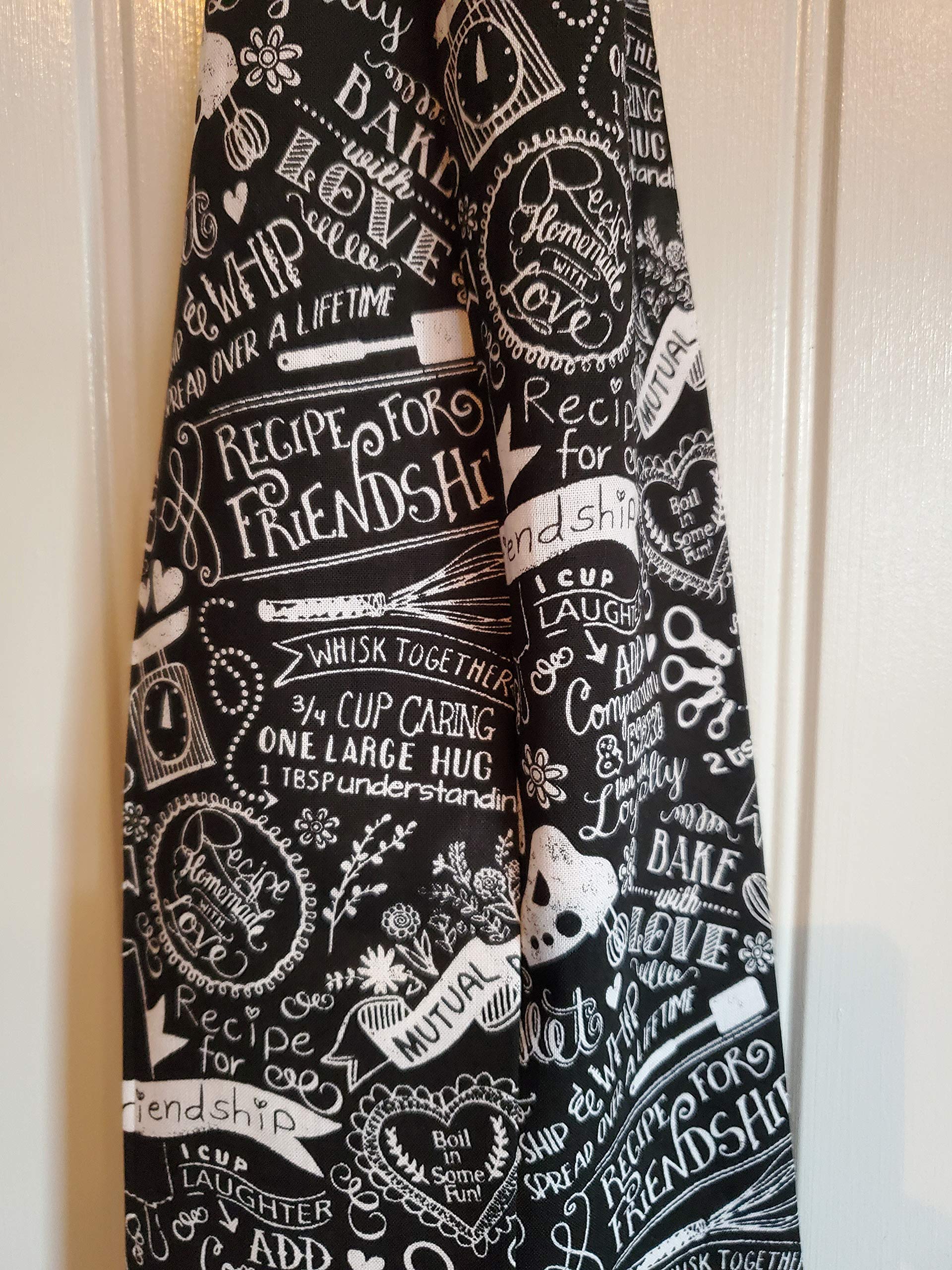Friendship Kitchen Boa, Neck Apron, Kitchen Neck Scarf, Neck Towel, Kitchen Scarf, Baker’s Boa, Chef’s Towel, Cooking Towel, Grilling Towel, Gifts under $25