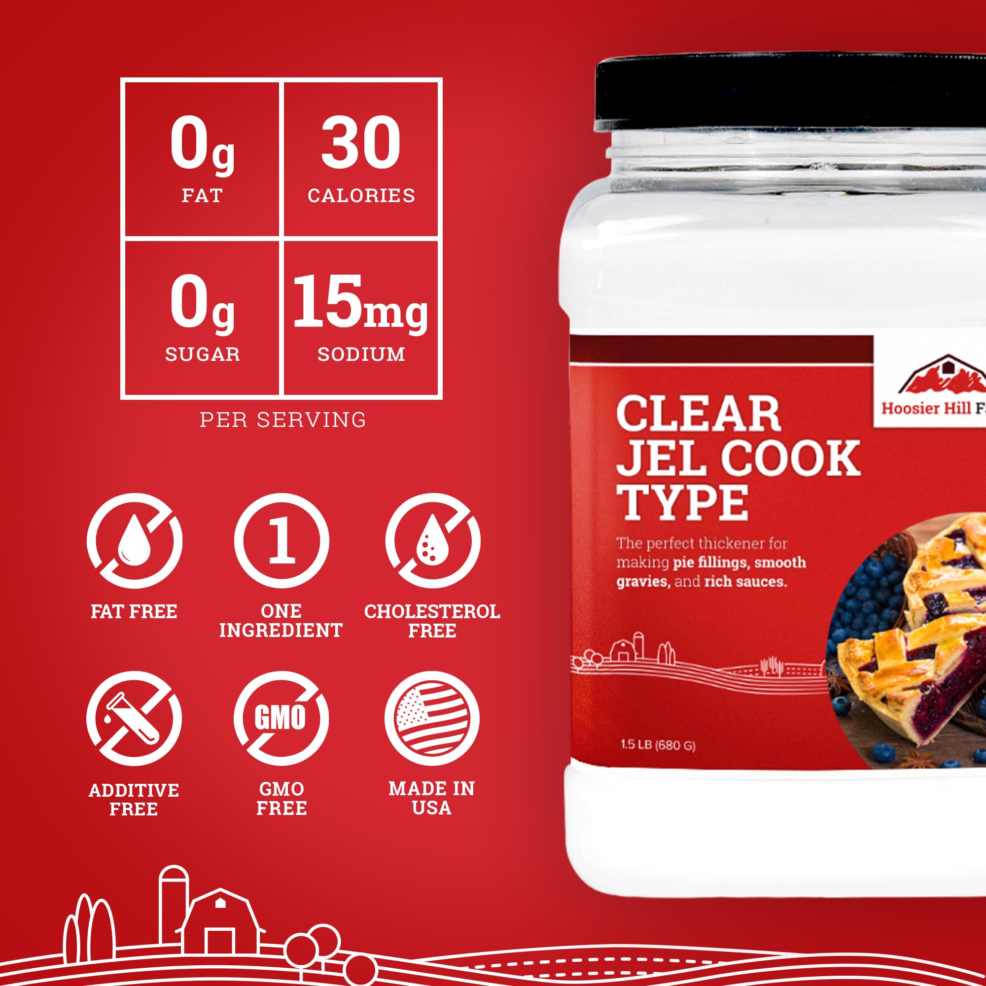 Hoosier Hill Farm Clear Jel, 1.5 Lbs.