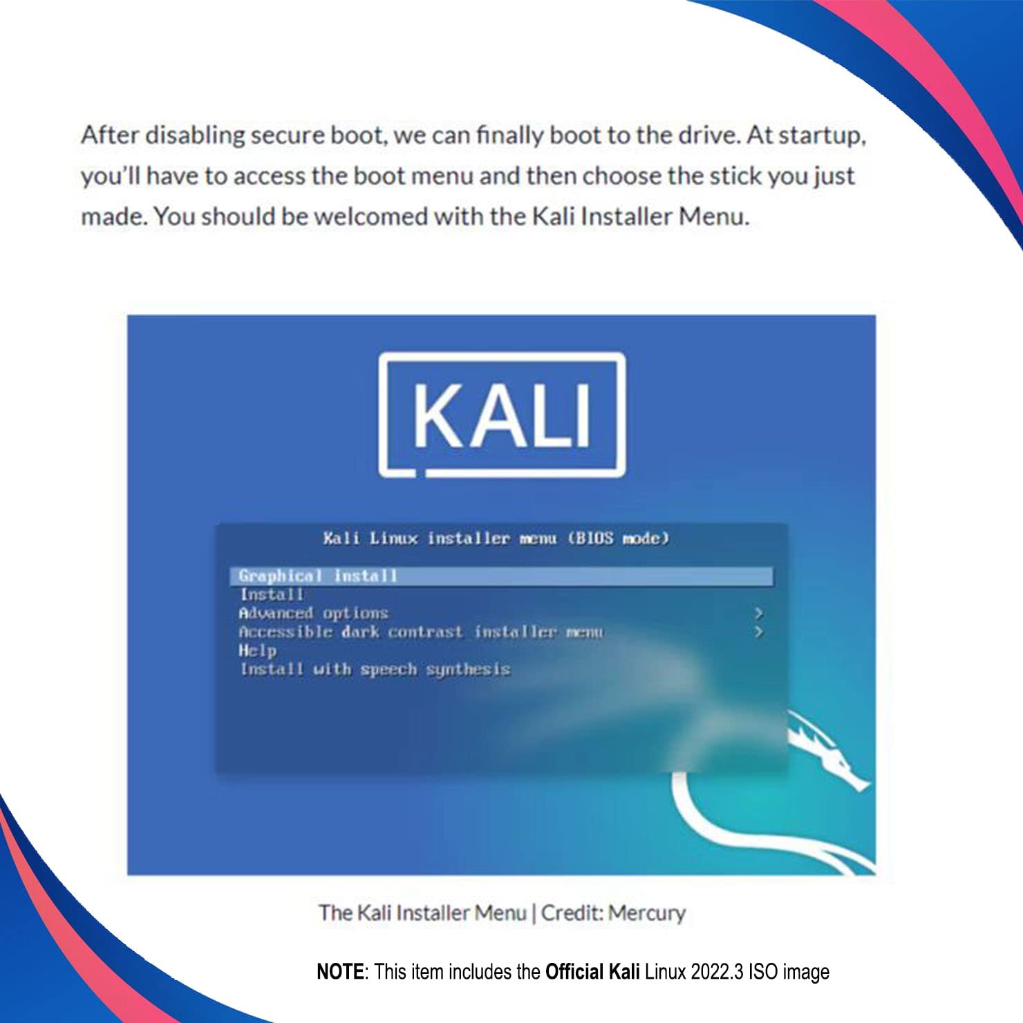 Kali Linux 2022.4 Offical Images Installer 64 GB USB 3.0 Drive Operating System Install Credit Bank Card USB Flash Drive | 64 Bit Penetration Testing Operating System