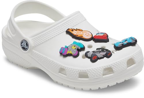 Crocs Jibbitz Shoe Mattel Hot Wheels Multi Pack, Charms for Boys and Girls, 5 Pack