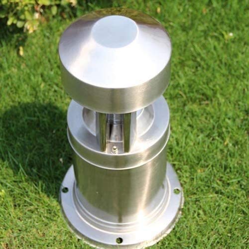 DJDLLZY Outdoor Waterproof Stainless Steel Column Headlight Simple Garden Primary Color Pillar Lamp Home Villa Street Lamp Column Headlight