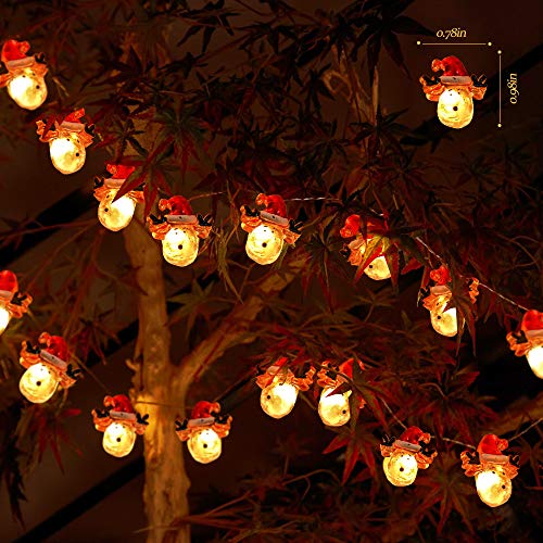 Elk Christmas String Lights,10 Feet 30 LED Warm White String Lights Copper Wire Light Combination,DIY Lights Decorations for Indoor Outdoor Decor Home Garden Wedding Party Xmas Tree