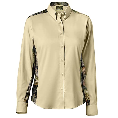 Fishouflage Ladies XL Walleye Lakeside Fishing Shirt - Camo Women's Guide Shirt