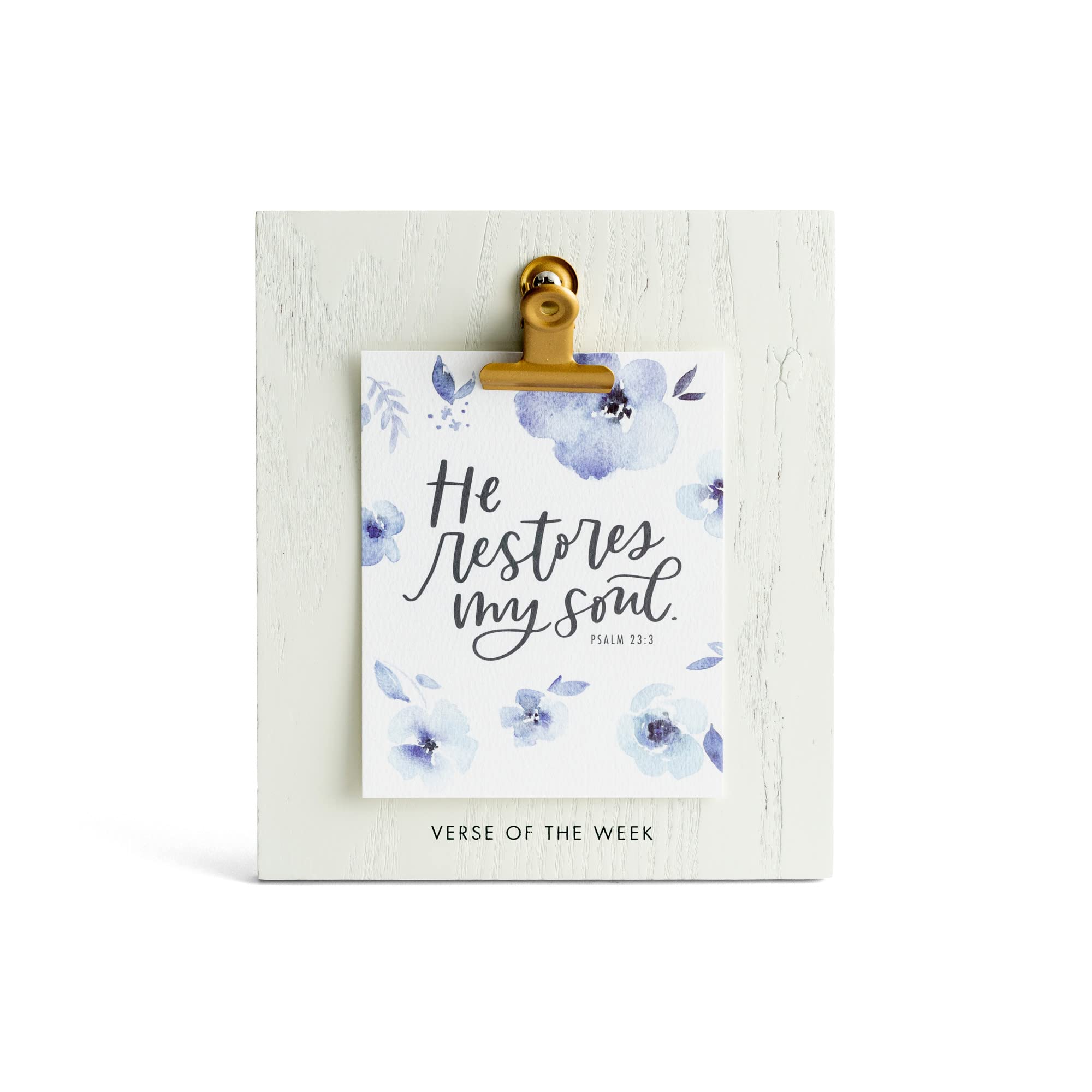 DaySpring - Studio 71 - He Restores - Verse of the Week - Clip Frame & Prints (J0812), Small