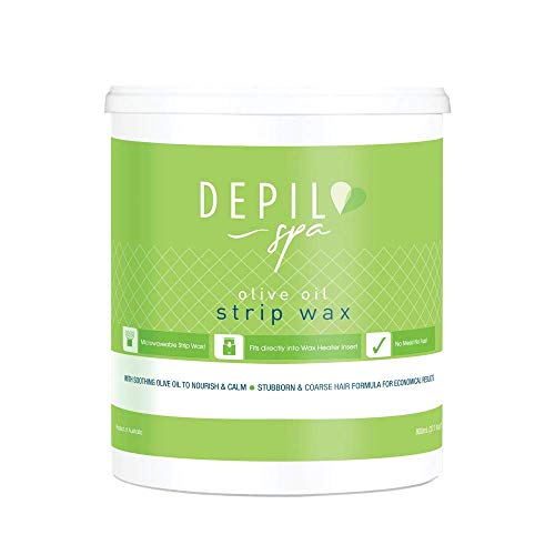 Depilspa Microwaveable Strip Wax for Coarse Hair (professional use only) - 27.1 Fl OZ