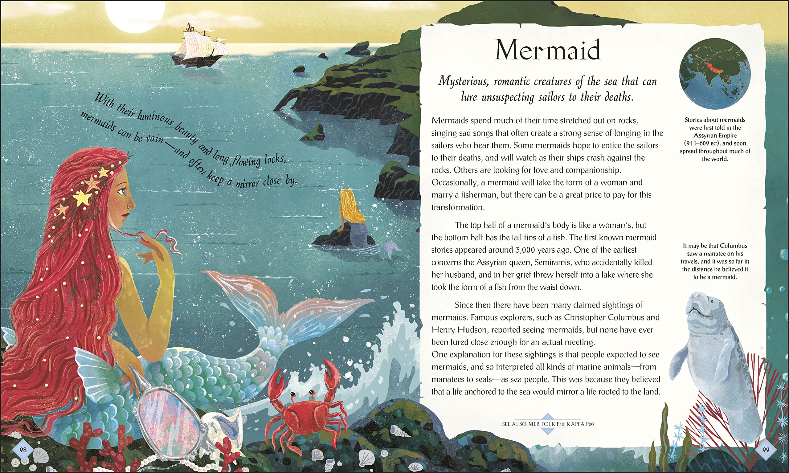 The Book of Mythical Beasts and Magical Creatures (Mysteries, Magic and Myth)