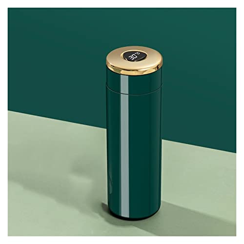 MMLLZEL Smart Thermos Bottle Temperature Display 316 Stainless Steel Vacuum Flask Waterproof Coffee Mug Keep Hot/Cold (Color : E, Size : 17x6.4cm)