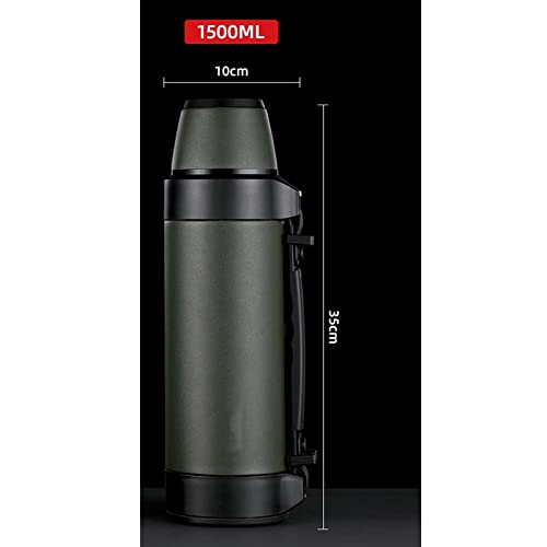 MMLLZEL Travel Portable Thermos for Tea, Large Cup Mugs for Coffee, Water Bottle, Stainless Steel (Color : D)