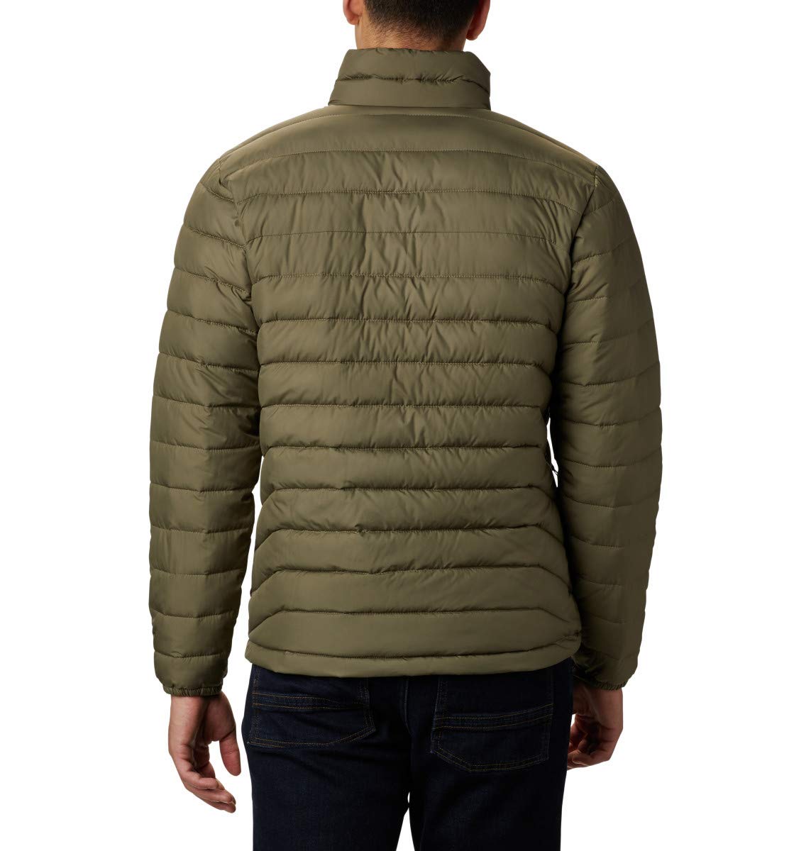 Columbia Men's Powder Lite Jacket, Stone Green, Large Tall
