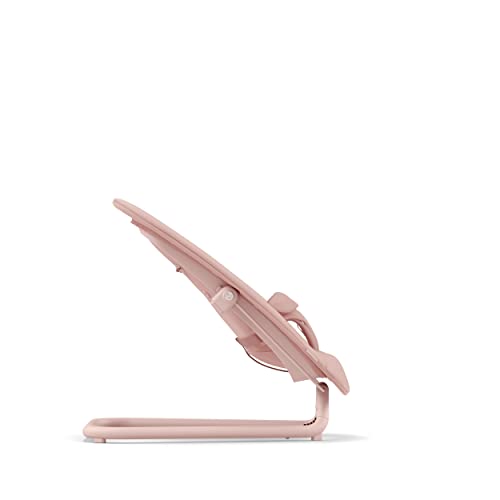 Cybex Lemo Self-Bouncing Baby Bouncer for Playing and Relaxing with Adjustable Harness and Breathable Mesh Backrest, Comfort Inlay with Head Hugger, and Stand, Pearl Pink