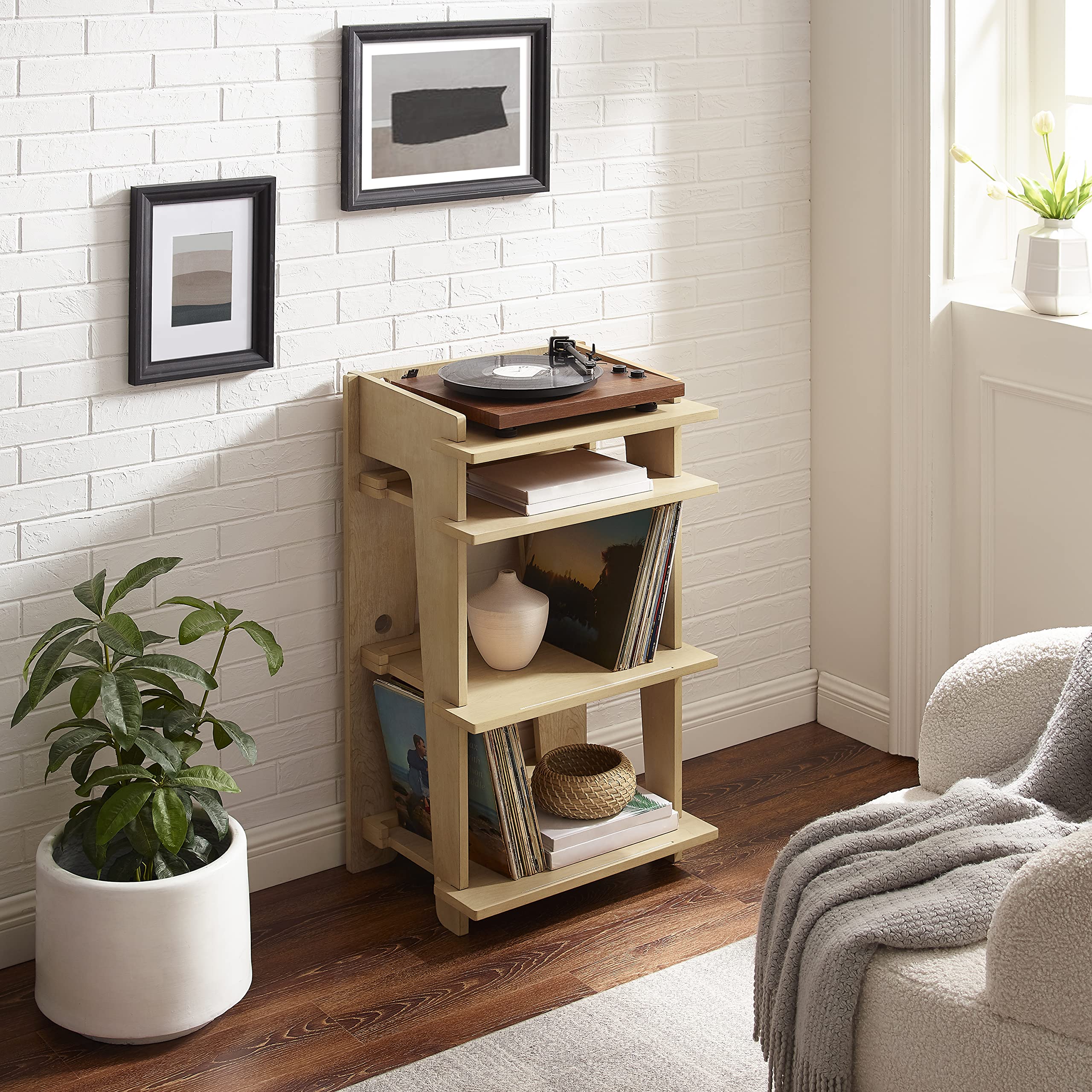 Crosley Furniture Soho Turntable Stand, Natural
