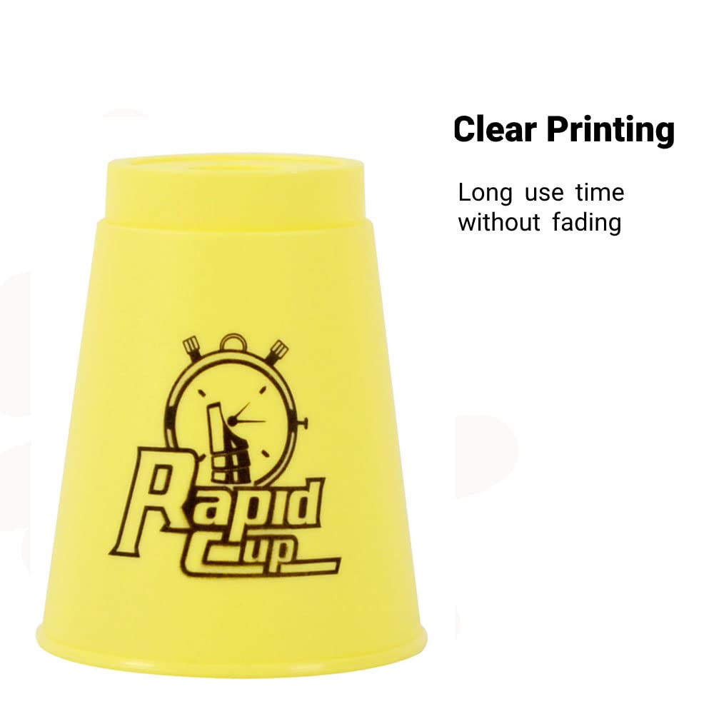 Erlsig Quick Stacks Cups 12 Pack of Sports Stacking Cups Speed Training Game Challenge Competition Party Toy