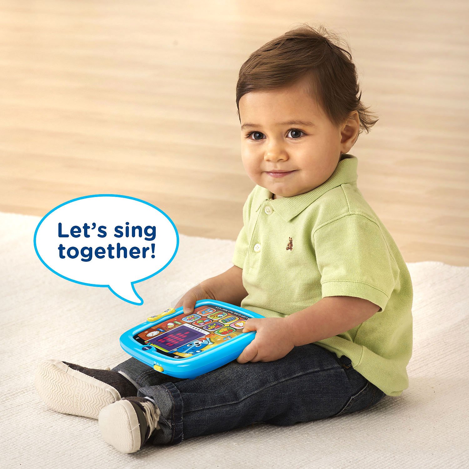 VTech Light-Up Baby Touch Tablet , Blue