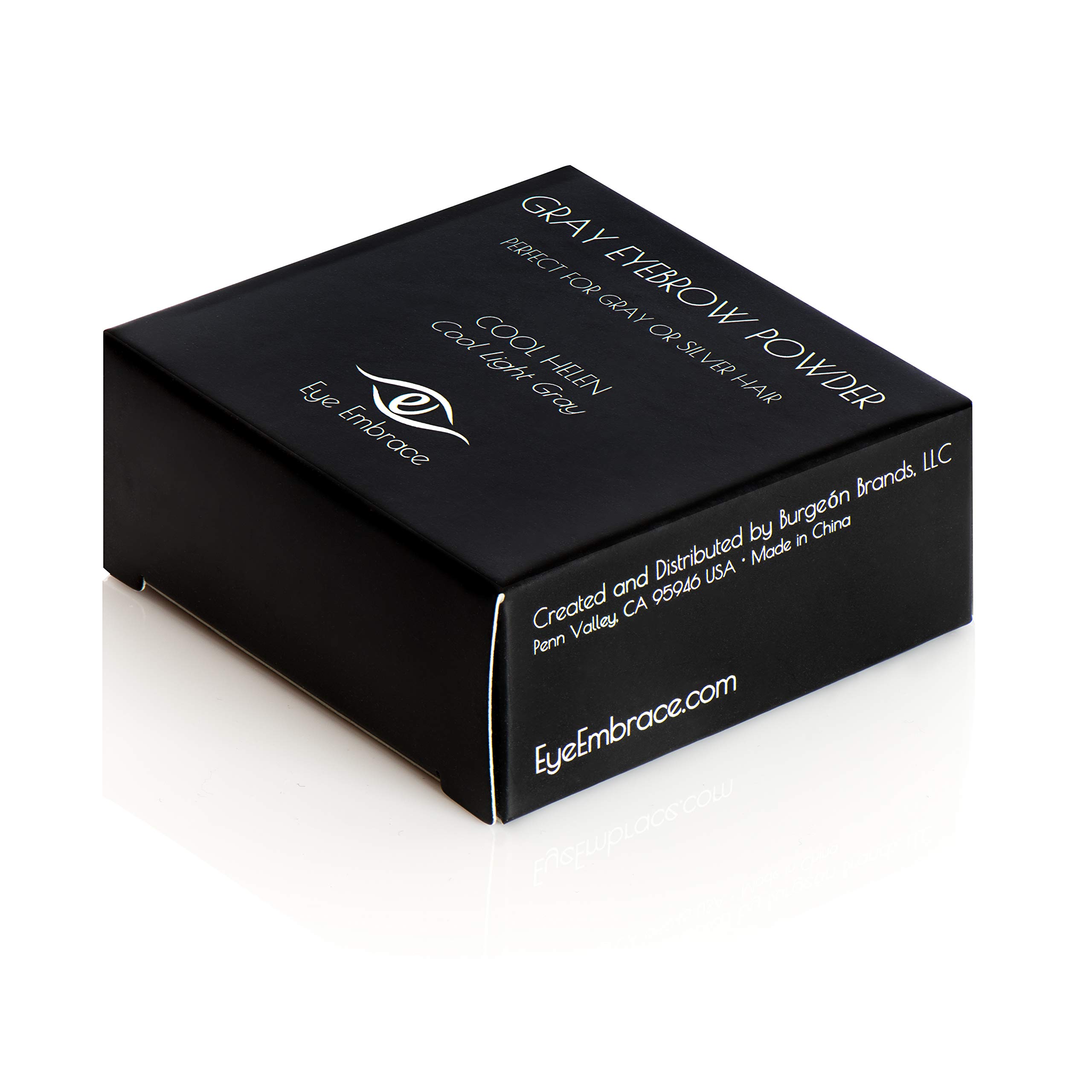 Eye Embrace Cool Helen: Light Gray Eyebrow Powder/Hair Powder/Root Cover β Waterproof, Cruelty-Free