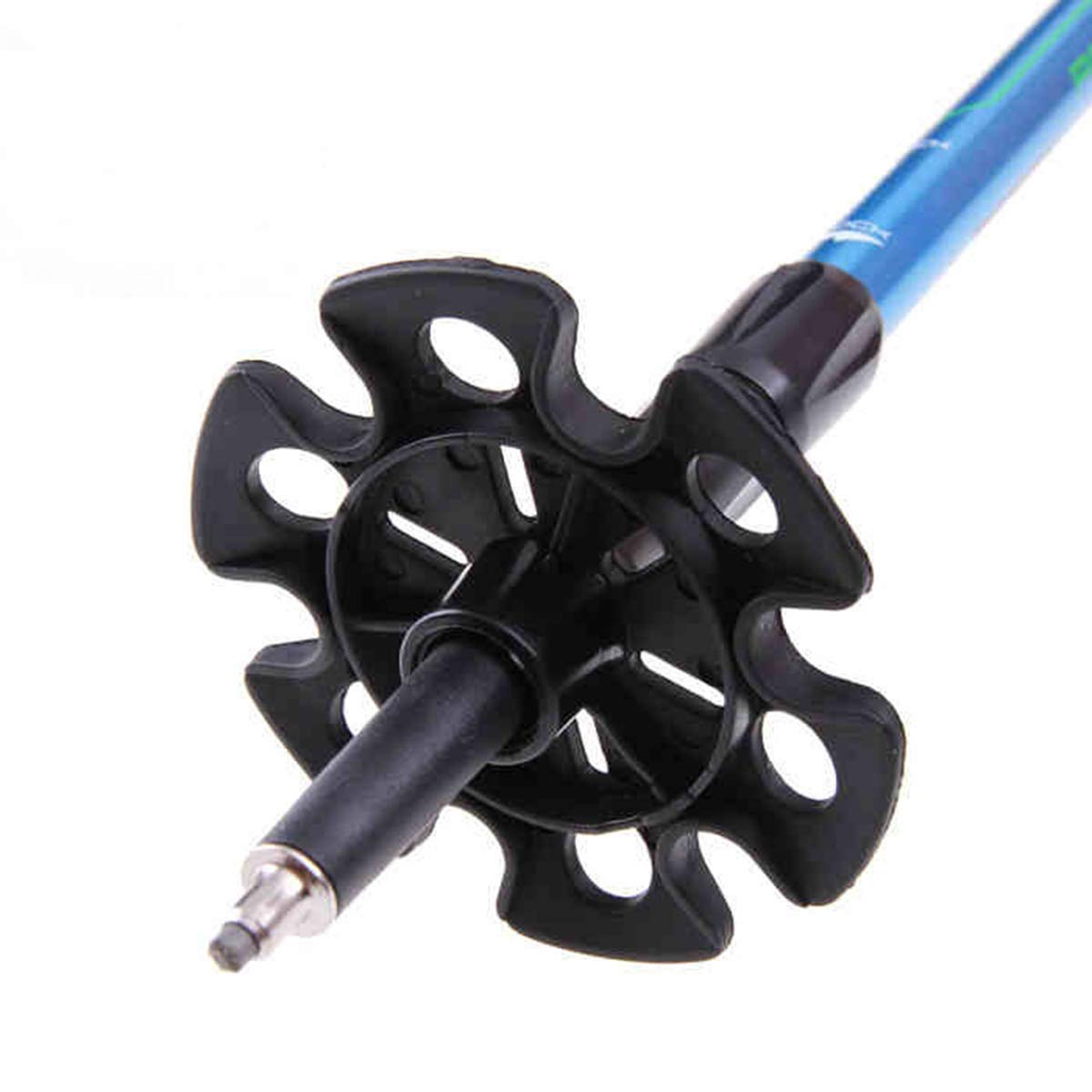 Diooid Hiking Pole Tips Extra Thick and Wear Resisting Trekking Pole Tips Replacement Pole Rubber Tip Protectors Fits Most Standard Hiking Poles with 11mm Hole Diameter Black