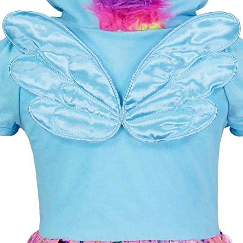 My Little Pony Toddler Girls Costume Short Sleeve Dress Blue 5T