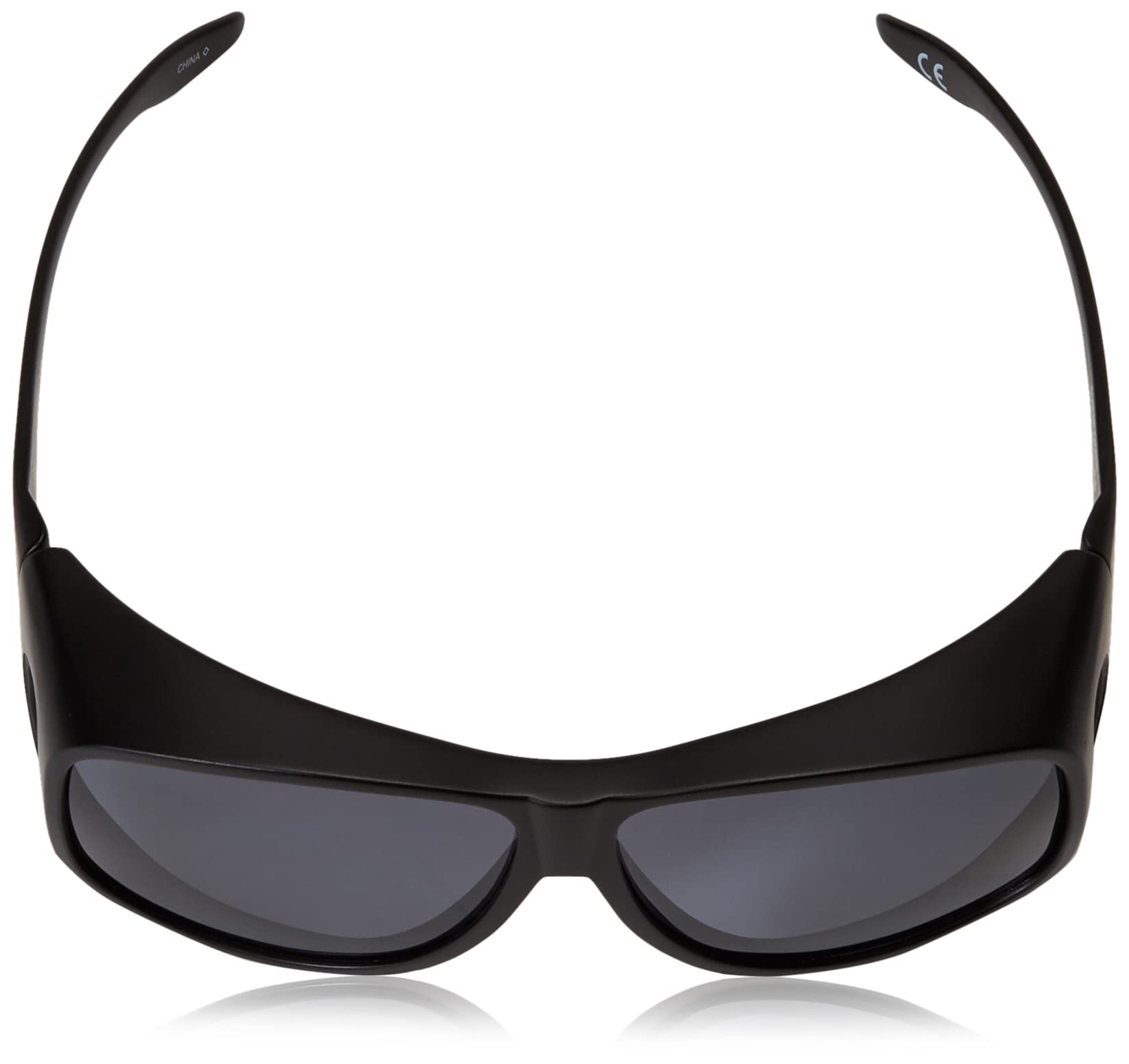 Dioptics unisex adult Solar Shield-classic Fits Over Sunglasses, Grey, 66 mm US