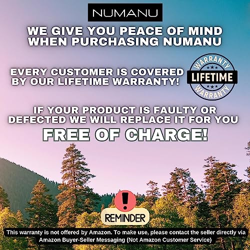 NUMANU New-Gen Collapsible Stool 2-Pack w/Carabiner Clips - Lightweight, Sturdy, Portable, Adjustable Telescoping Compact Folding Chair or Foot Rest for Travel, BBQ, Camping, Queue - Max 400lbs