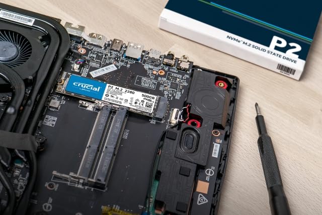 Crucial P2 2TB 3D NAND NVMe PCIe M.2 SSD Up to 2400MB/s - CT2000P2SSD8