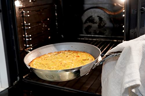 SAVEUR SELECTS Tri-ply 10-Inch Non-Stick Frying Pan, Induction-ready, Dishwasher Safe, Voyage Series