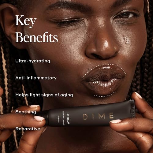 DIME Beauty Lip Balm, Hydrating Lip Balm and Gloss, Vegan & Cruelty-Free, Anti-Aging Lip Care, .5 oz / 15 ml
