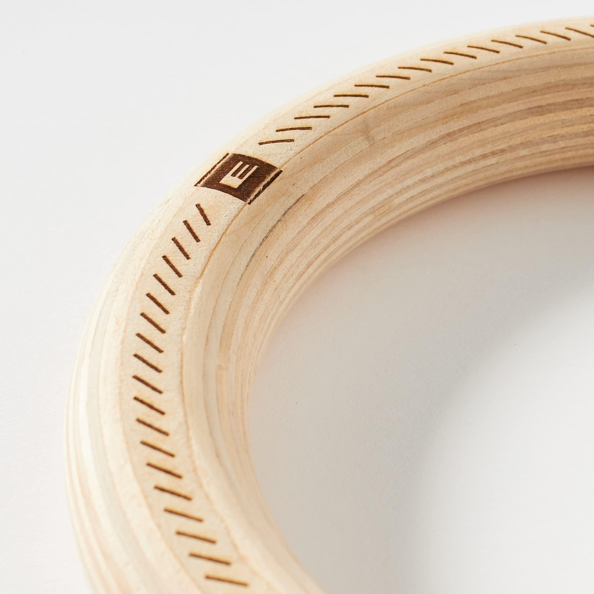 Escape Climbing Rings | Rock Climbing Training Rings | Wood Strength Training | Gymnastic Rings Set with 15β Adjustable Straps| Great for Gyms