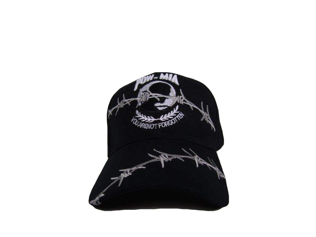 DIME Designer Beanies POW Caps- MIA Barbed Wire Cap Black
