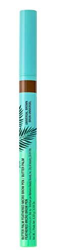 Eyebrow Makeup By Physicians Formula Butter Palm Feathered Micro Eyebrow Brow Color Pen, Dark Brown Universal Brown