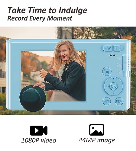 Digital Camera, FHD 1080P Digital Camera for Kids Video Camera with 32GB SD Card 16X Digital Zoom