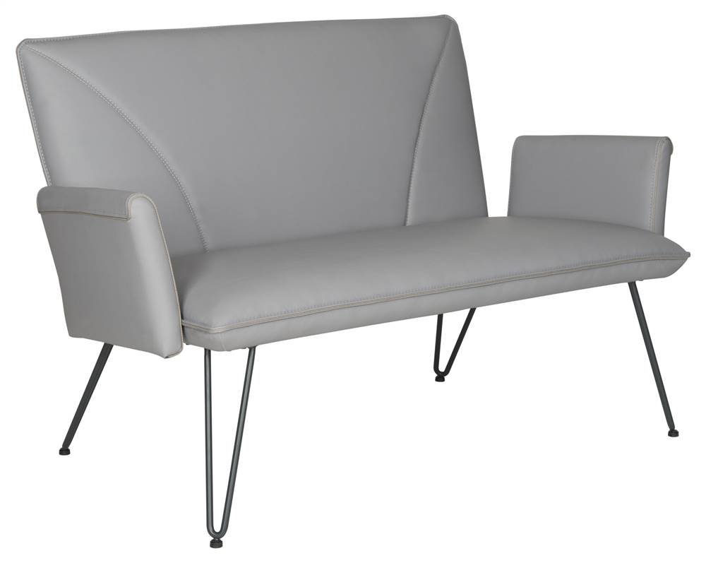 Safavieh Home Collection Johannes Mid-Century Modern Antique Brown Settee