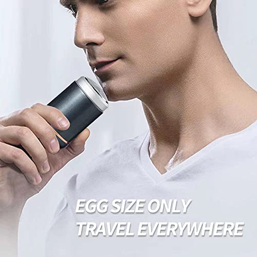 Mini Electric Razor,Mini Beard Trimmer Small Size, Quick Charging,with Clean Brush,Travel Men's Razors