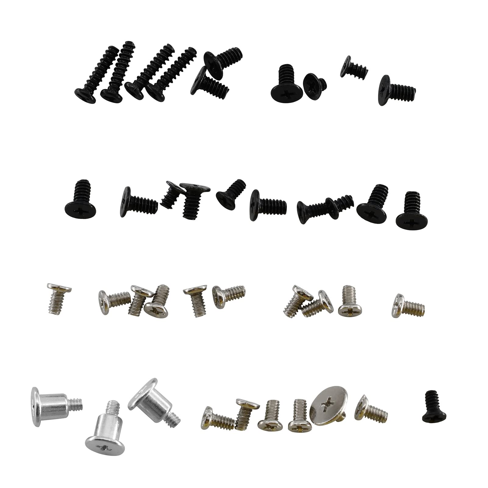 ENVPRFR Compatible Full Set Screws Replacement For Nintendo SWITCH Console, Philip’s Tri Wing Head Screws