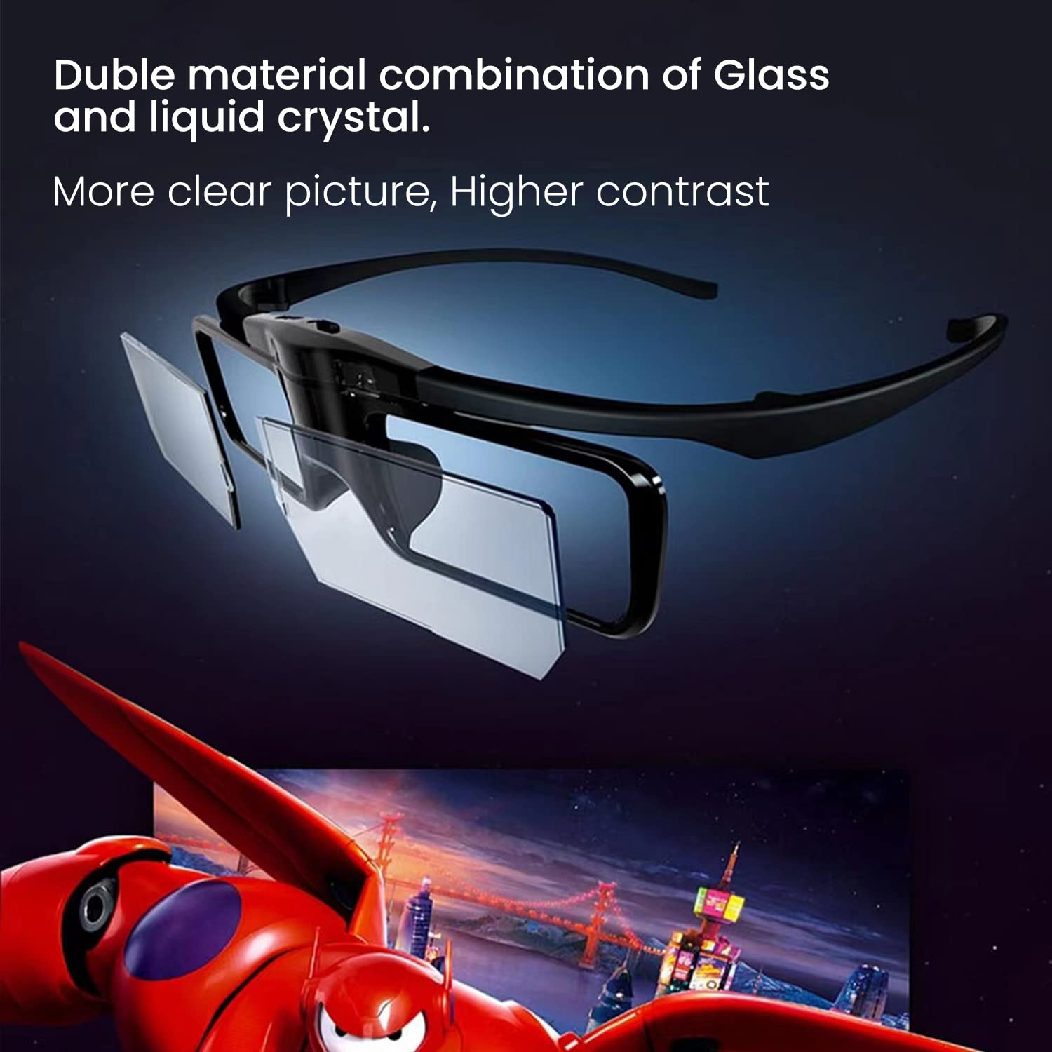 JMGO O1 Pro Ultra Short Throw Projector with 3D Glasses,1500ANSI Lumens, 1080P FHD Movie Projector with Dynaudio Speakers, 4K Supported Bluetooth Projector, Auto Focus & Keystone Correction