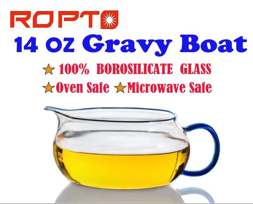 Gravy Boat 10 oz 300 ML Gravy Sauce Boat for Creamer Pitcher cream Jug Gravy Warmer Server,Dishwasher Microwave Oven Safe