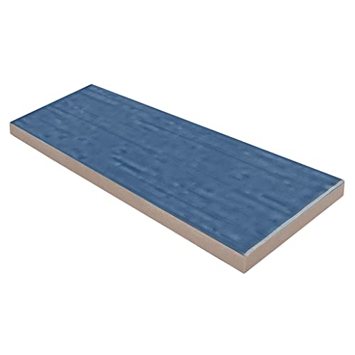 Crux Blue 2.81 in. x 0.43 in. Polished Porcelain Subway Wall Tile Sample