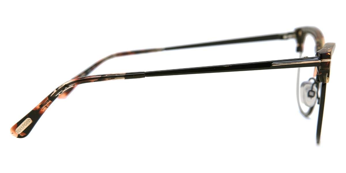 Eyeglasses Tom Ford FT 5546 -B 055 Shiny Red Havana, Black/Blue Block Lenses, 54-14-140