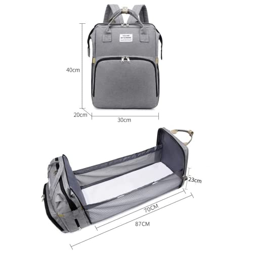 X W EI UNION Diaper Bag Backpack with Changing Station Changing Pad Baby Bag Backpack Nappy Bag Waterproof Large Capacity with USB Charging, Baby Registry Search,Newborn Essentials