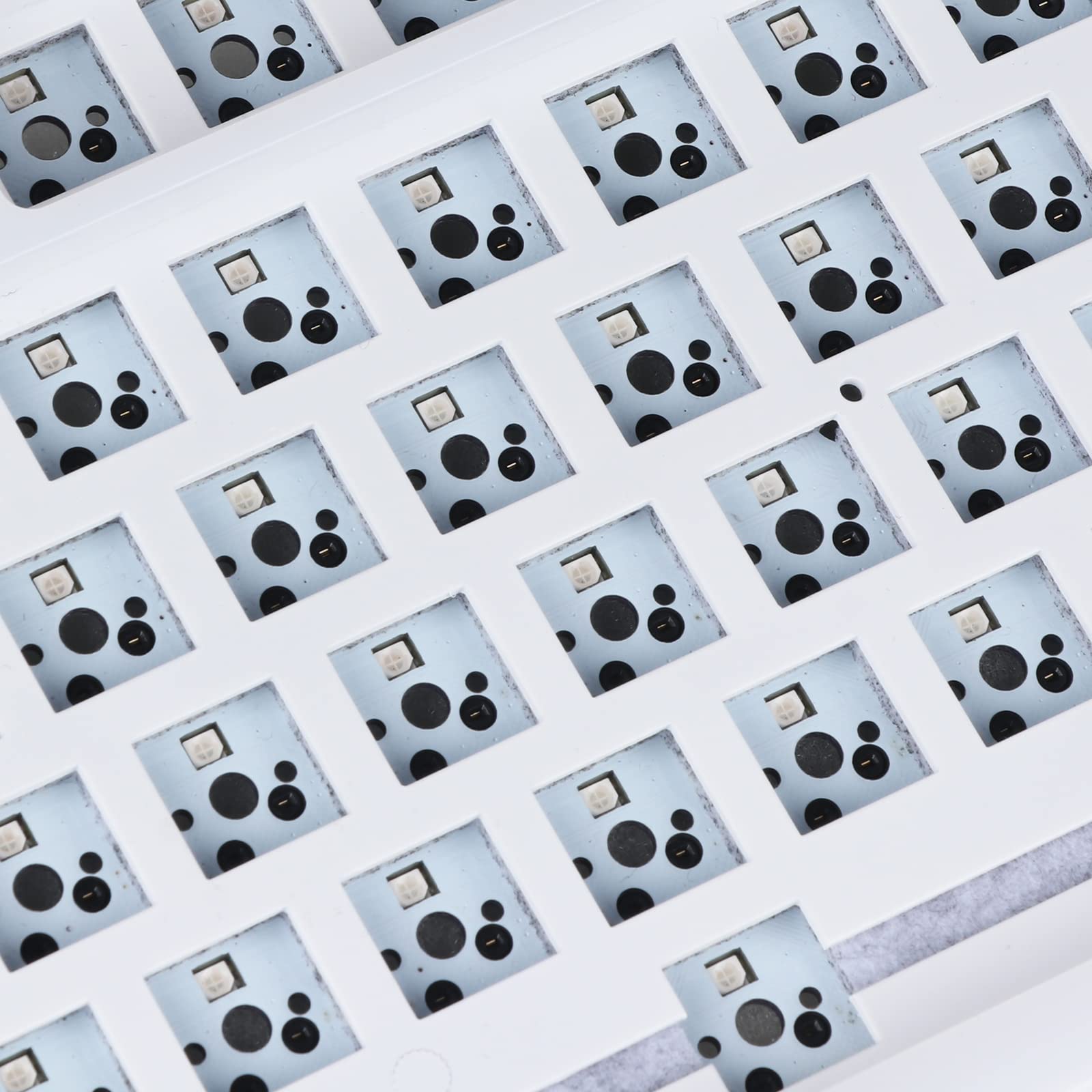 EPOMAKER Next time Skyline Gasket-mounted 75% Hot Swappable Wired Gaming Keyboard DIY Kit with RGB Backlight, Rotary Knob, Compatible with 3Pin 5Pin Gateron/Cherry/Kailh/Otemu Switch (White)