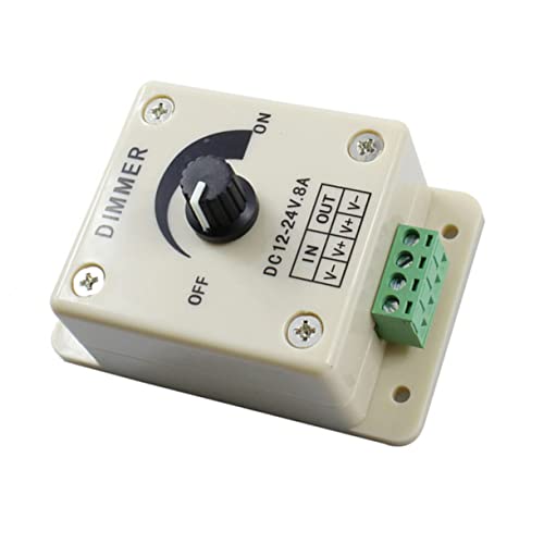 DOITOOL Dimmer Switch Plug Switch Dimmer Light Switch Dimmer Switch for LED Lights Touch Dimmer Switch LED Strip Lamp Switch Oa Switch Wall Switch Panel Dimmer LED Light Modulator 8a
