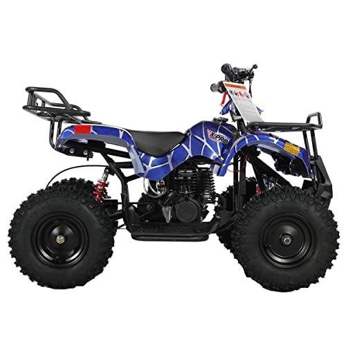 X-PRO Eagle 40cc ATV 4 Wheelers 40cc ATV Quads Quad with 6β Tires (Spider Blue)