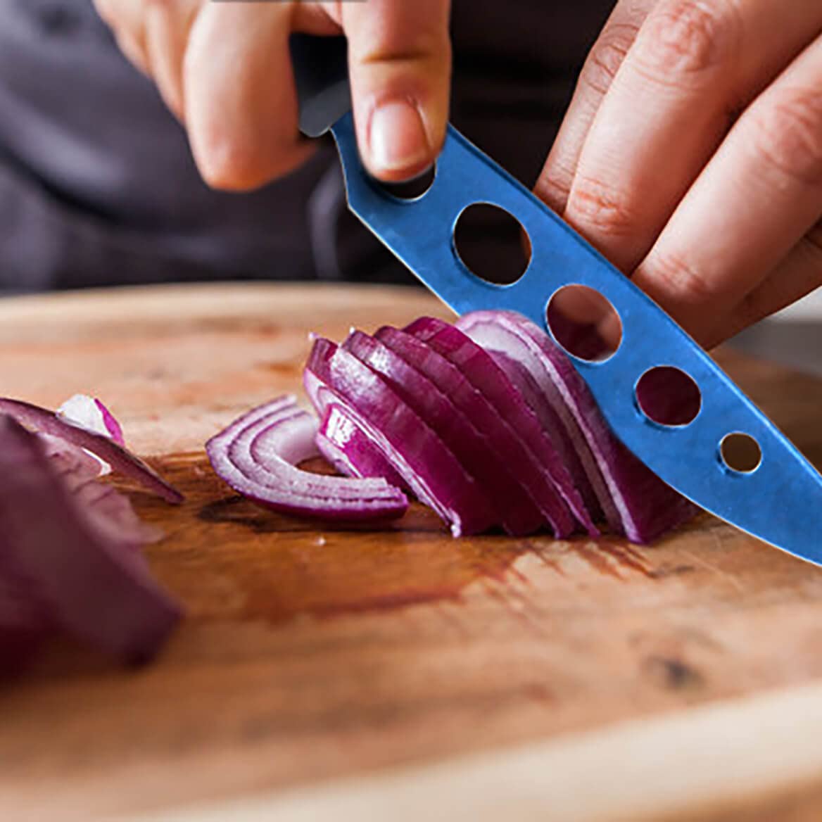 GRANITE TUFF KNIFE- Non-Stick Stainless Steel Granite Coated Blade -Chef's Knife -Kitchen Knife - Light-weight & Tough Sharp