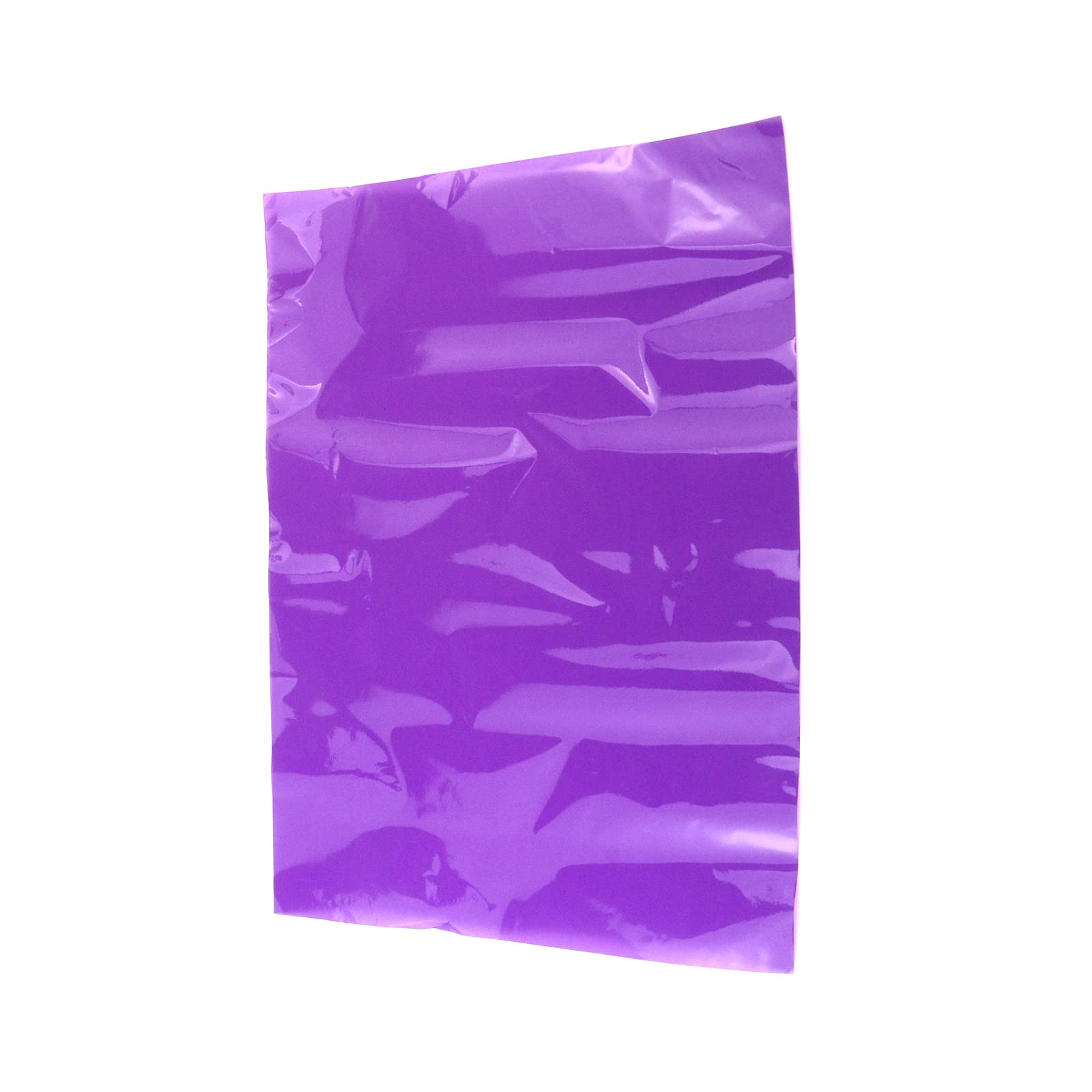 Curqia 20pcs Cellophane Wrap Transparent Purple Cello Sheets for Gift Baskets DIY Arts Crafts Decoration, 9.84×13.78 Inch