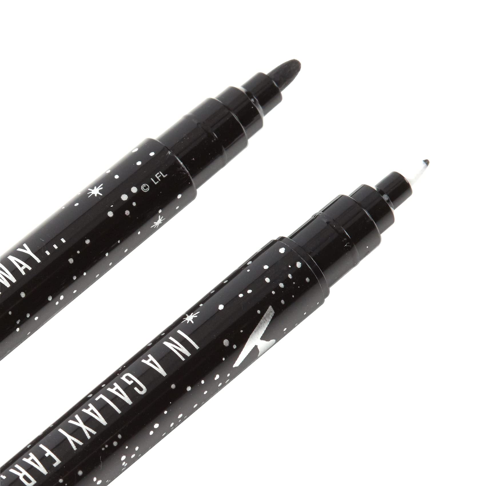 Erin Condren 3-Pack Dual-Tip Marker Set - All Black Ink. Star Wars Collection. Fine Tip and Medium Tip. Writing and Drawing Markers For Every Day Use