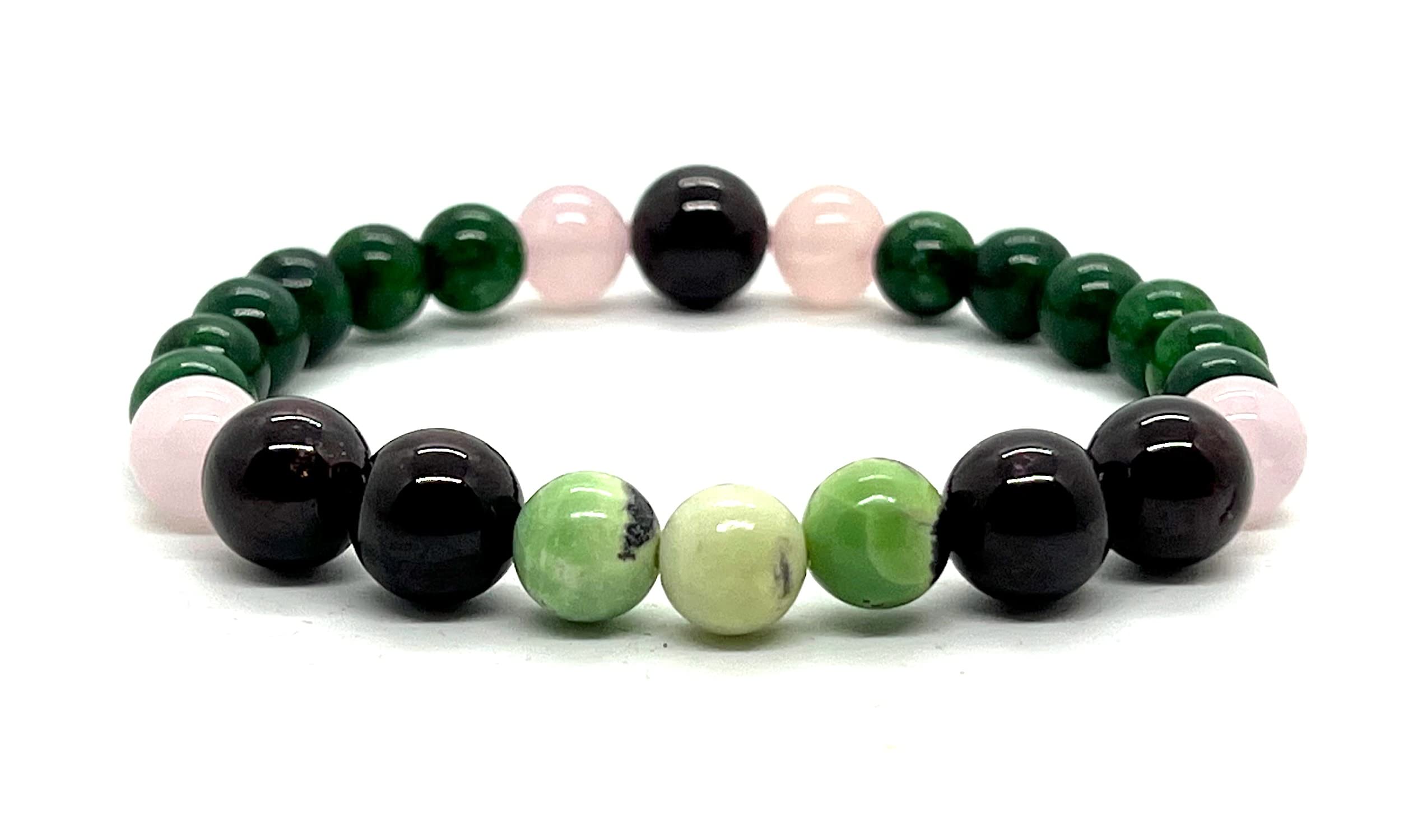 Crystals of Love Attraction Bracelet - Taurus Birthstone - Heart Chakra Association